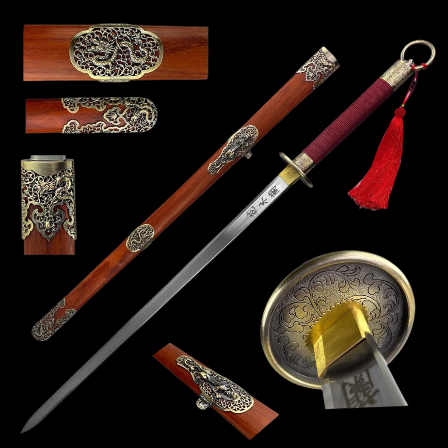 Buy Traditional Chinese Heroine Han Jian Sword for Cosplay – Guild Arms