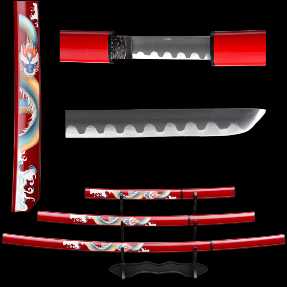 Samurai Swords for Sale - Order 3 PCS Samurai Sword Set Online – Guild Arms